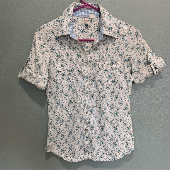 Element | Tops | Element Button Up Shirt With Mother Of Pearl Buttons ...